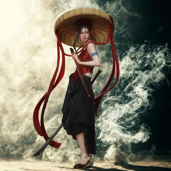 Female Samurai - Etsy