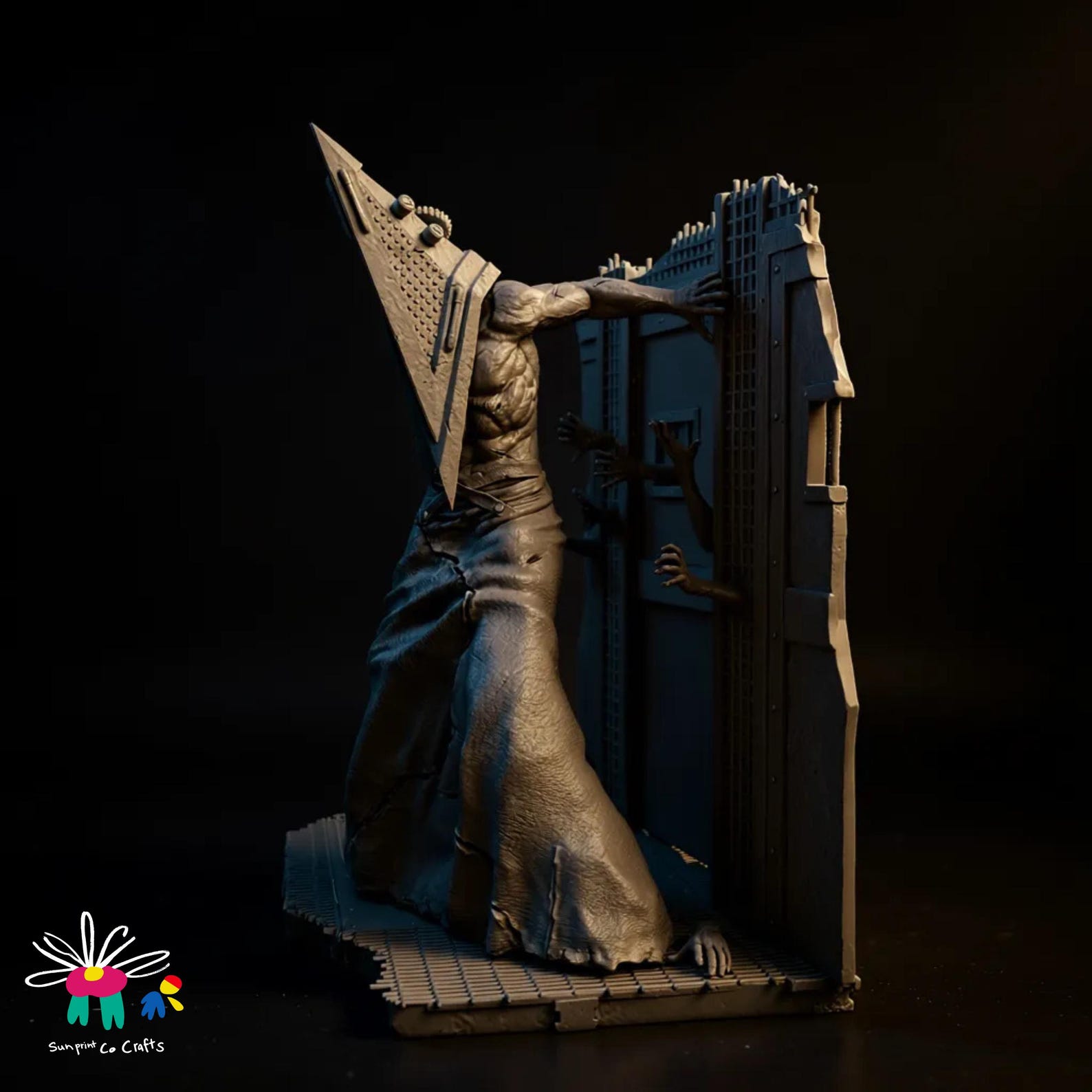 Pyramid Head STL: Silent Hill 3D Printable Statue, Bust & Miniature - Etsy