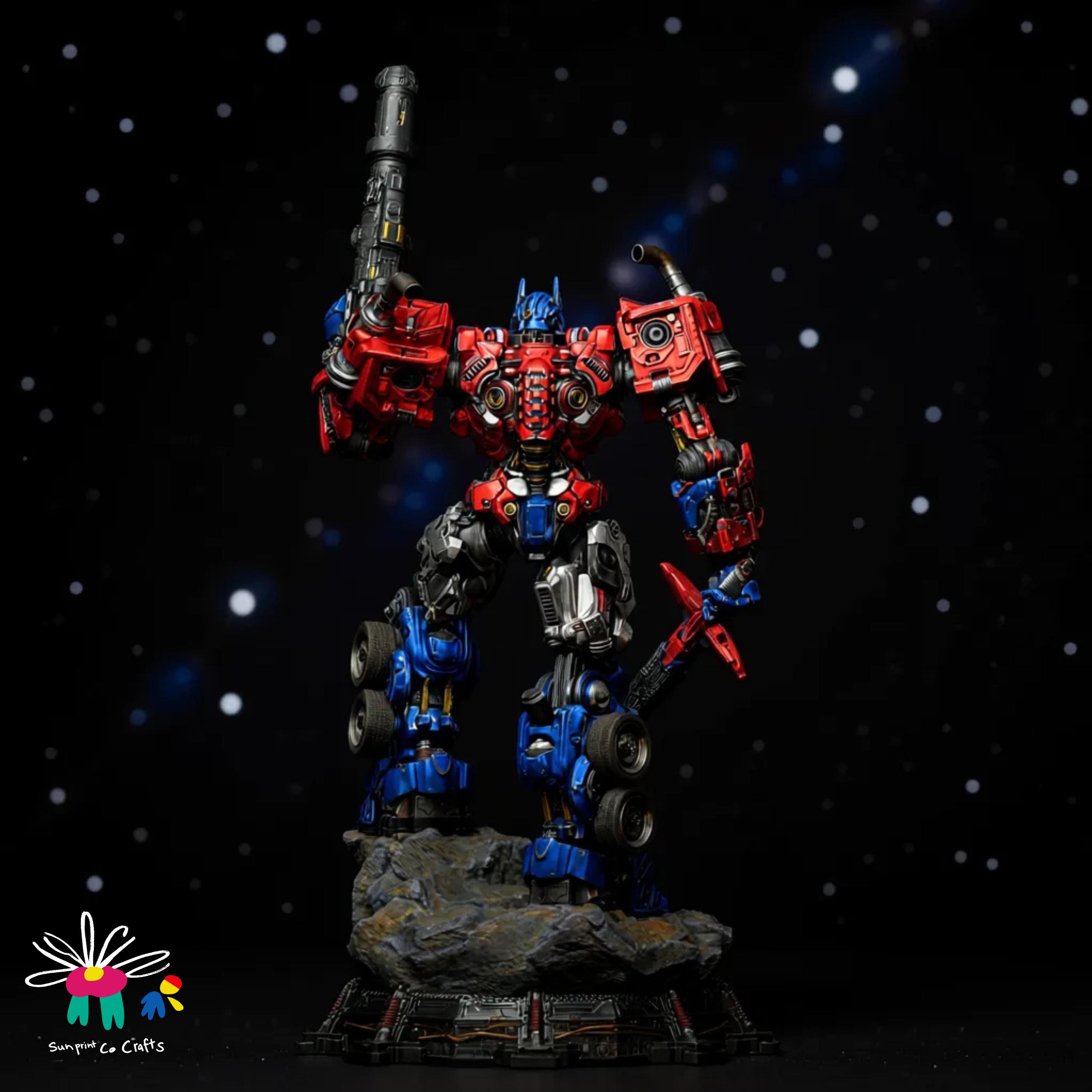 Optimus Mecha Commander STL File | 3D Print Model for Collectors, Sci ...