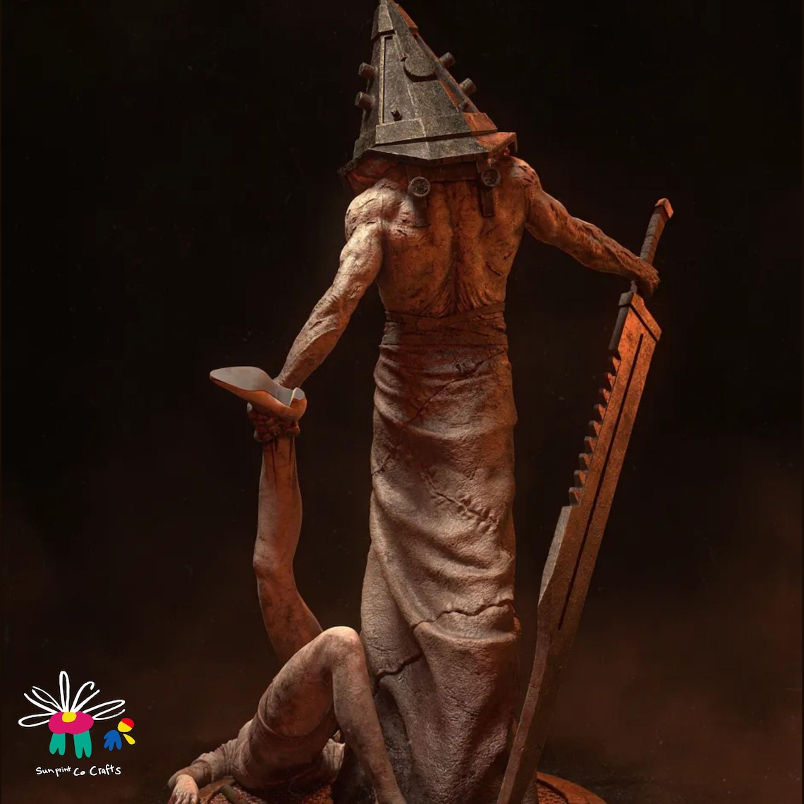 Pyramid Head STL File: Horror Game 3D Print Model for Cosplay - Etsy