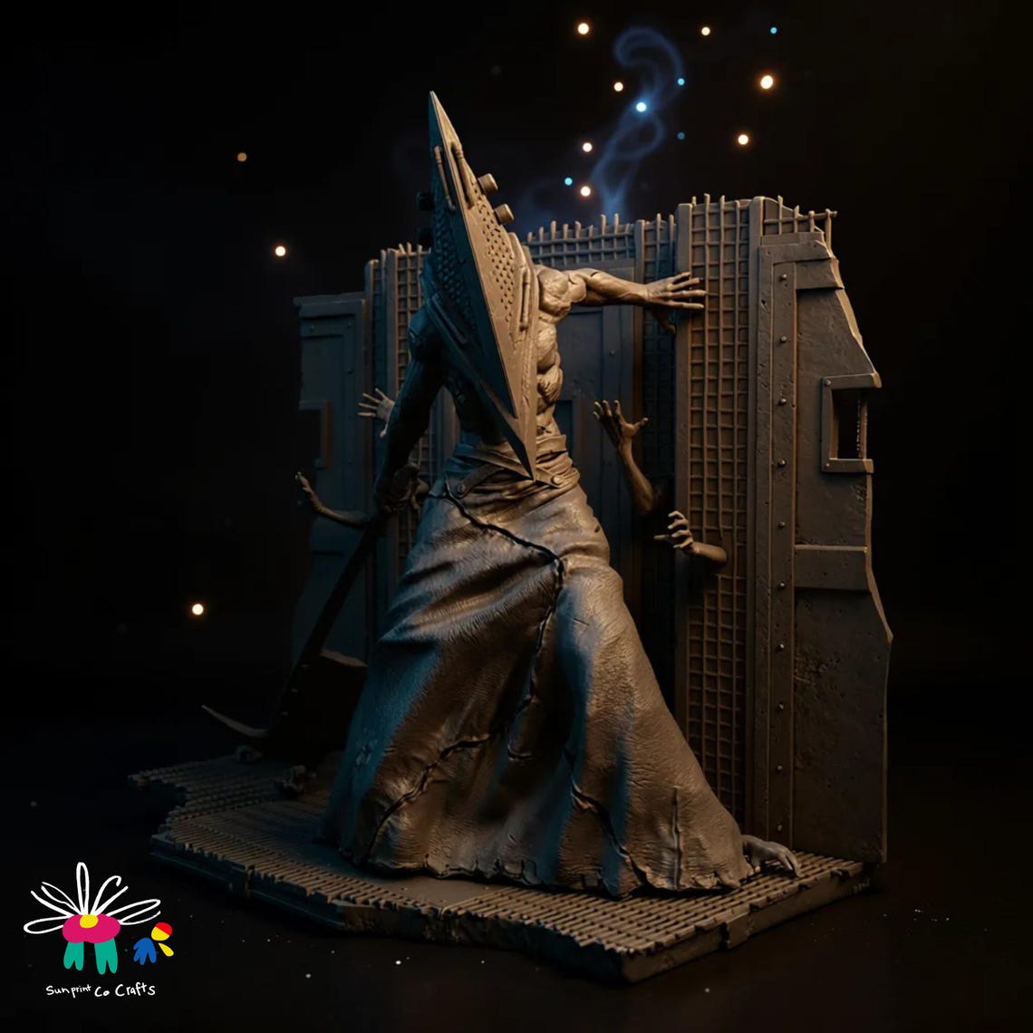 Pyramid Head STL: Silent Hill 3D Printable Statue, Bust & Miniature - Etsy