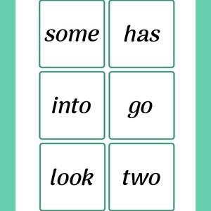 English Sight Words Flash Cards: ESL Vocabulary Learning (PDF + PNG) - Etsy