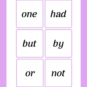 English Sight Words Flash Cards: ESL Vocabulary Learning (PDF + PNG) - Etsy
