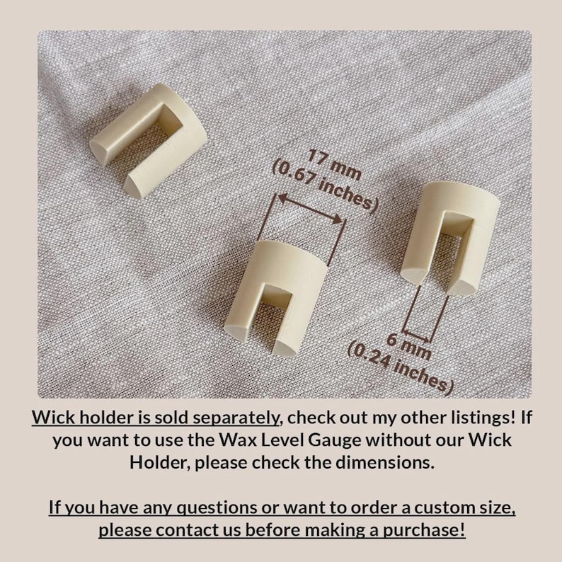 Wax Level Gauges, Wax Depth Gauge, Measurement Gauge, Wax Height ...