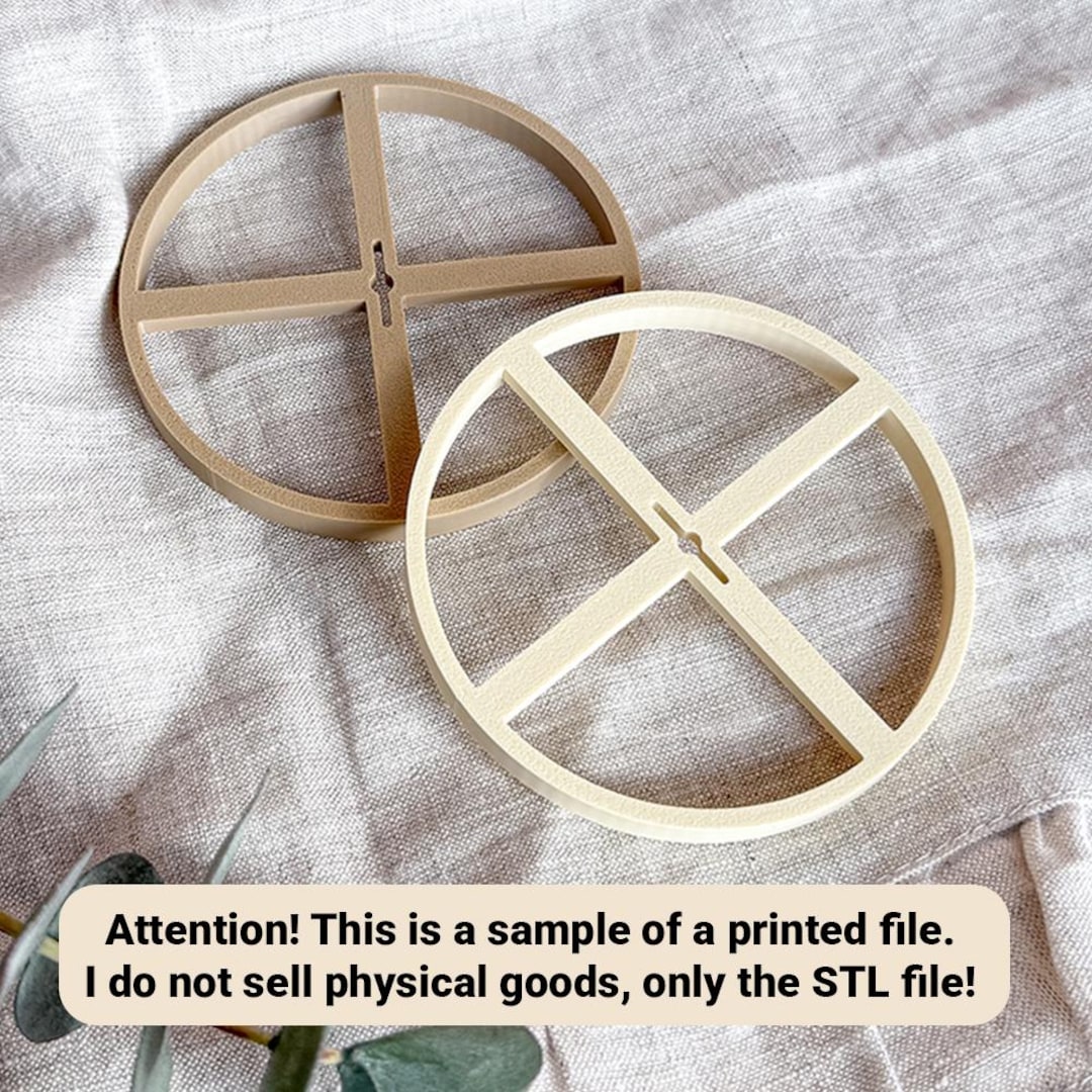 Cross-shaped Wooden & Cotton Wick Holders – Set of 7 STL Files ...