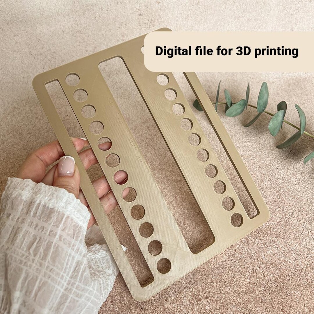 Beading Design Board STL File, Straight Design Board, Bead Sorting ...