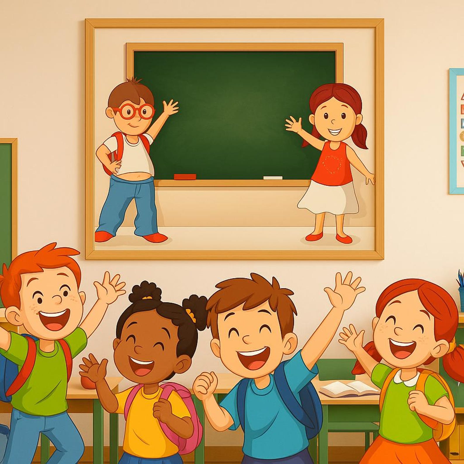 Back to School Classroom Poster, Customizable School or Class Name ...