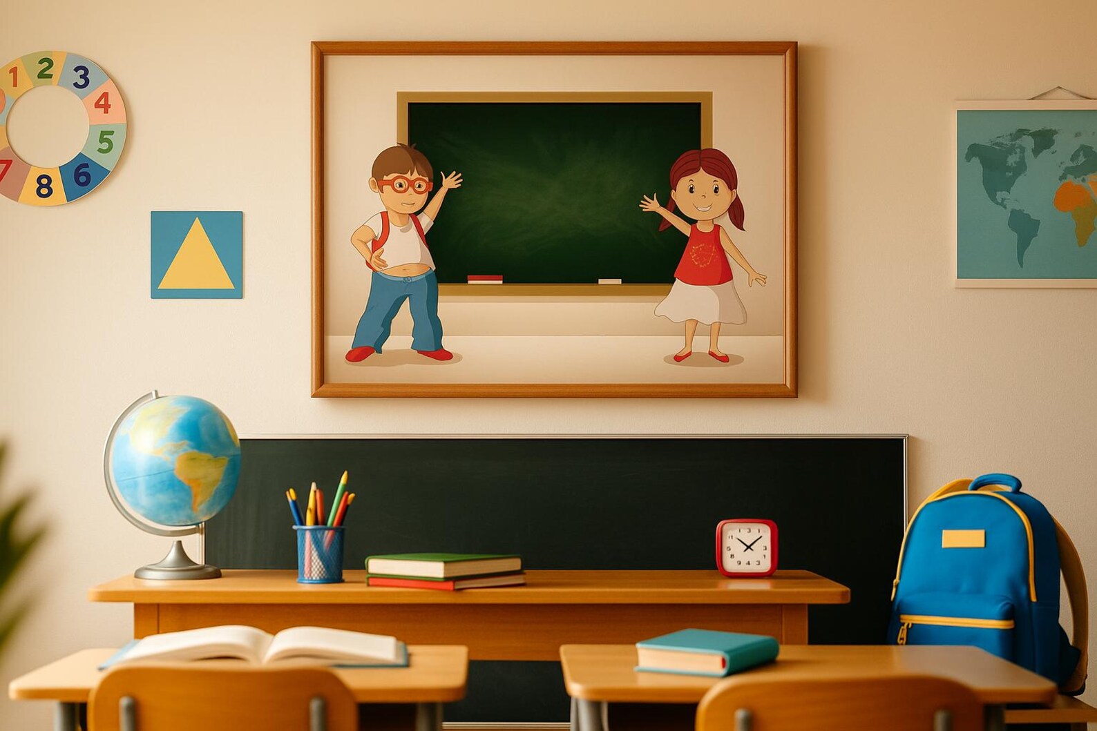 Back to School Classroom Poster, Customizable School or Class Name ...