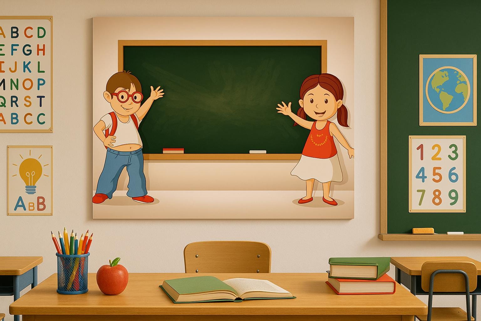 Back to School Classroom Poster, Customizable School or Class Name ...