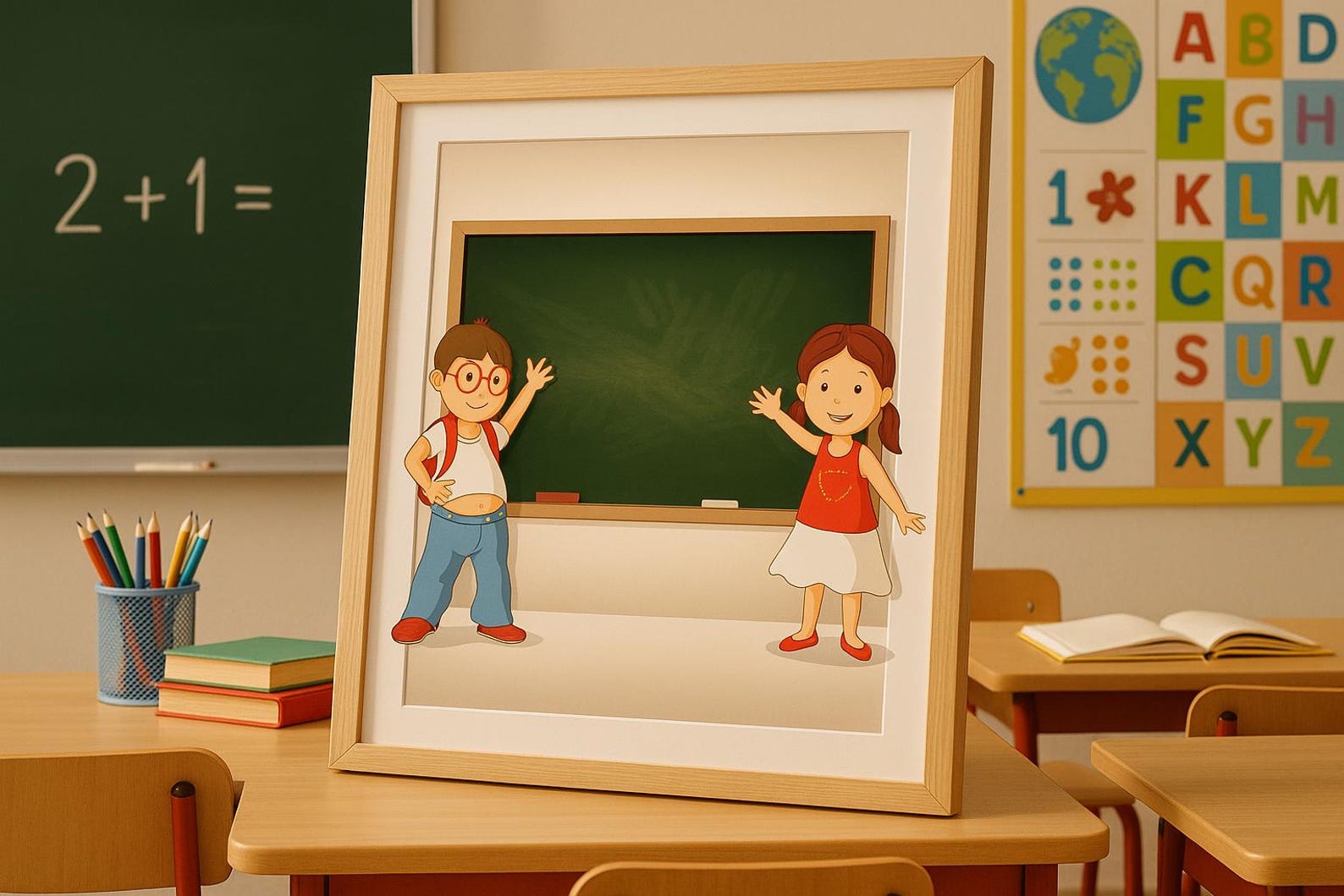 Back to School Classroom Poster, Customizable School or Class Name ...