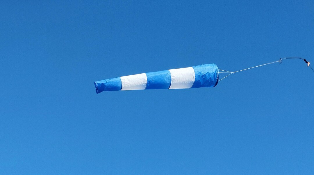 100 Cm GREEK STRIPED Wind Cone Made From 100 % Made From a Recycled ...