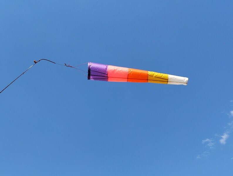 100 Cm SUNSET Wind Cone, Flag Made From 100 % Made From a Recycled ...