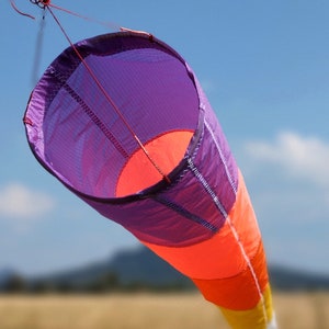 100 Cm SUNSET Wind Cone, Flag Made From 100 % Made From a Recycled ...