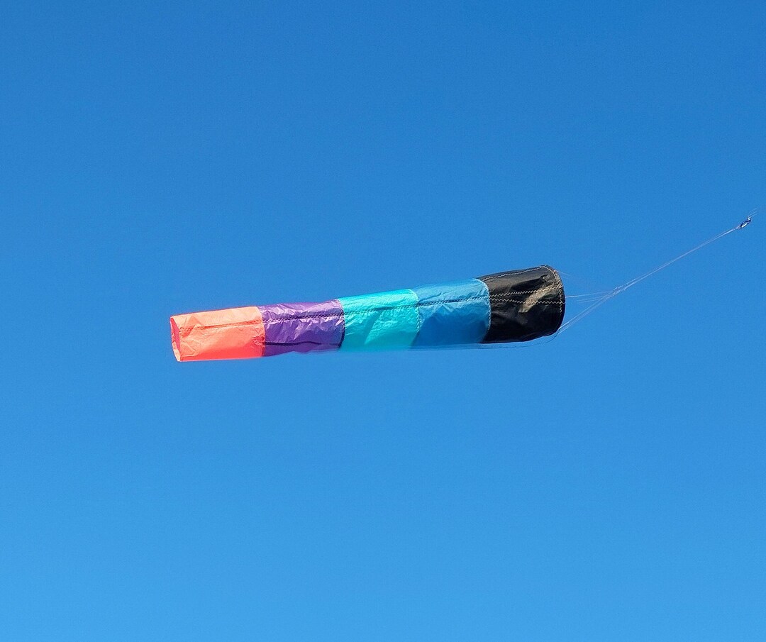 100 Cm NIGHT Wind Cone, Flag Made From 100 % Made From a Recycled ...