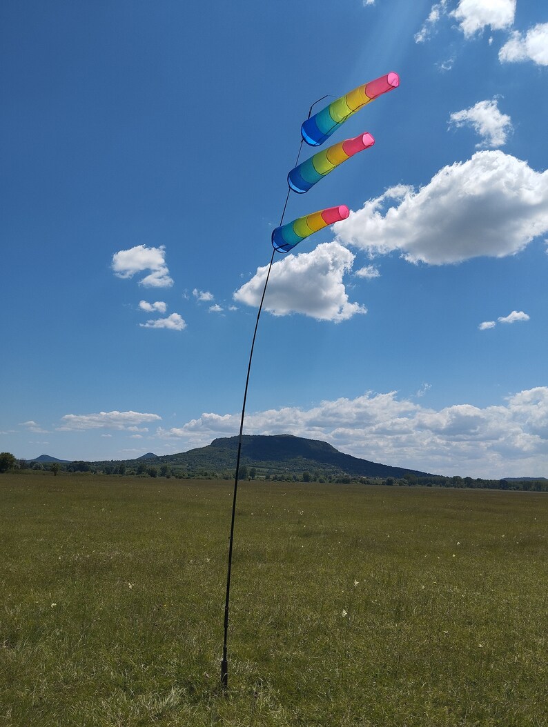 100 Cm RAINBOW Wind Cone Made From 100 % Made From a Recycled ...