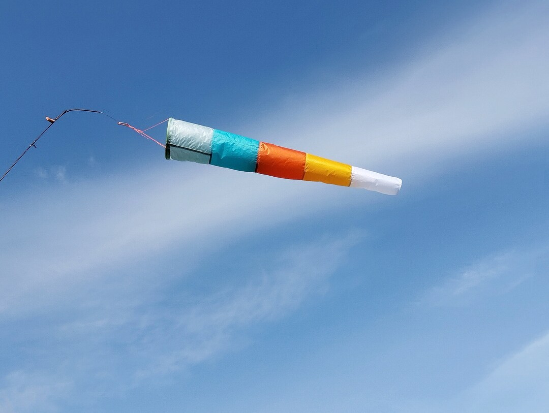 100 Cm SANNY BEACH Wind Cone, Flag Made From 100 % Made From a Recycled ...