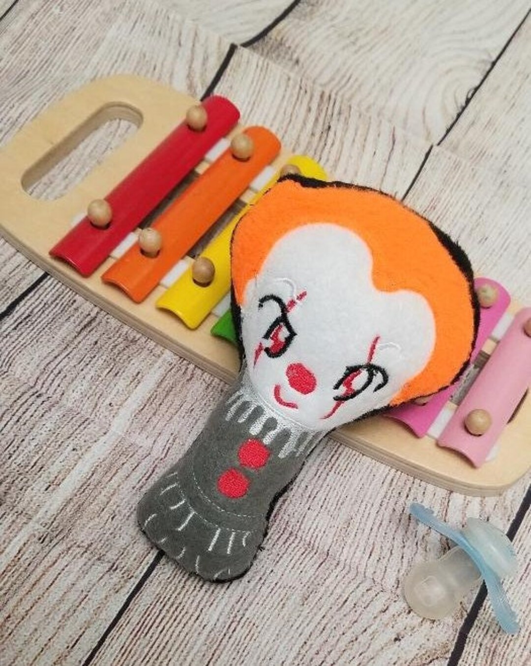 Horror Baby, Horror Rattles, Baby Plushie, Stuffy, Penny, Clown ...