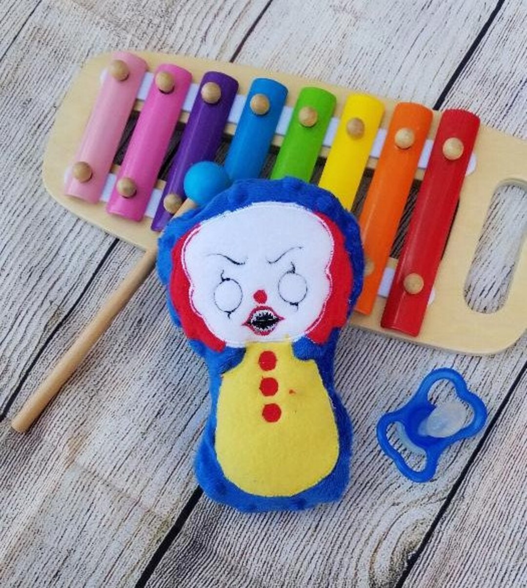 Horror Baby, Horror Rattles, Baby Plushie, Stuffy, Penny, Clown ...