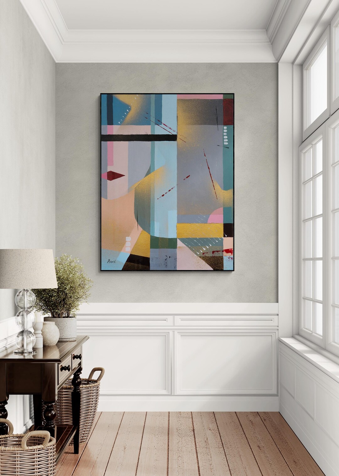 Wall Decor Cubism, Abstract Art, Complex Enigma - Etsy