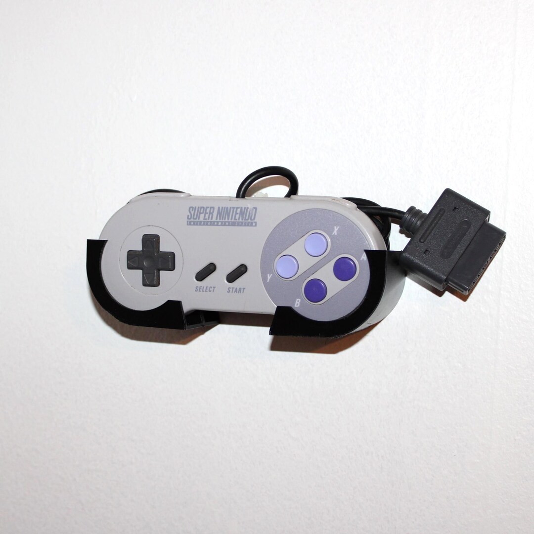 SNES Controller Wall Mount -- 3D Printed -- (mounting Screws INCLUDED ...