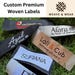 Custom Woven Clothing Labels | Brand Logo Garment Tags - Etsy