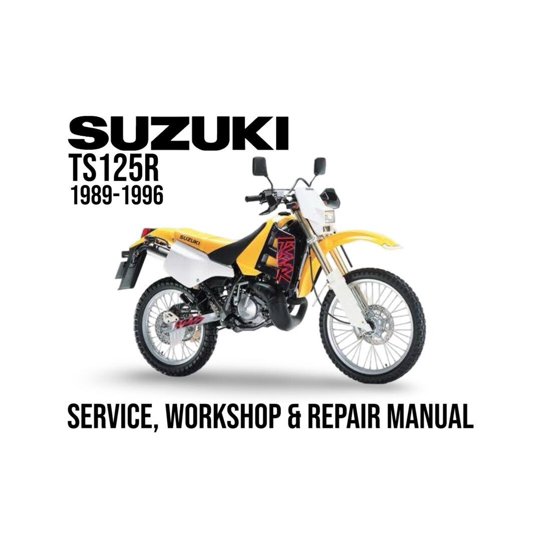 Suzuki TS125R TS125 R 1989 - 1996 Service Repair Workshop Manual - Etsy