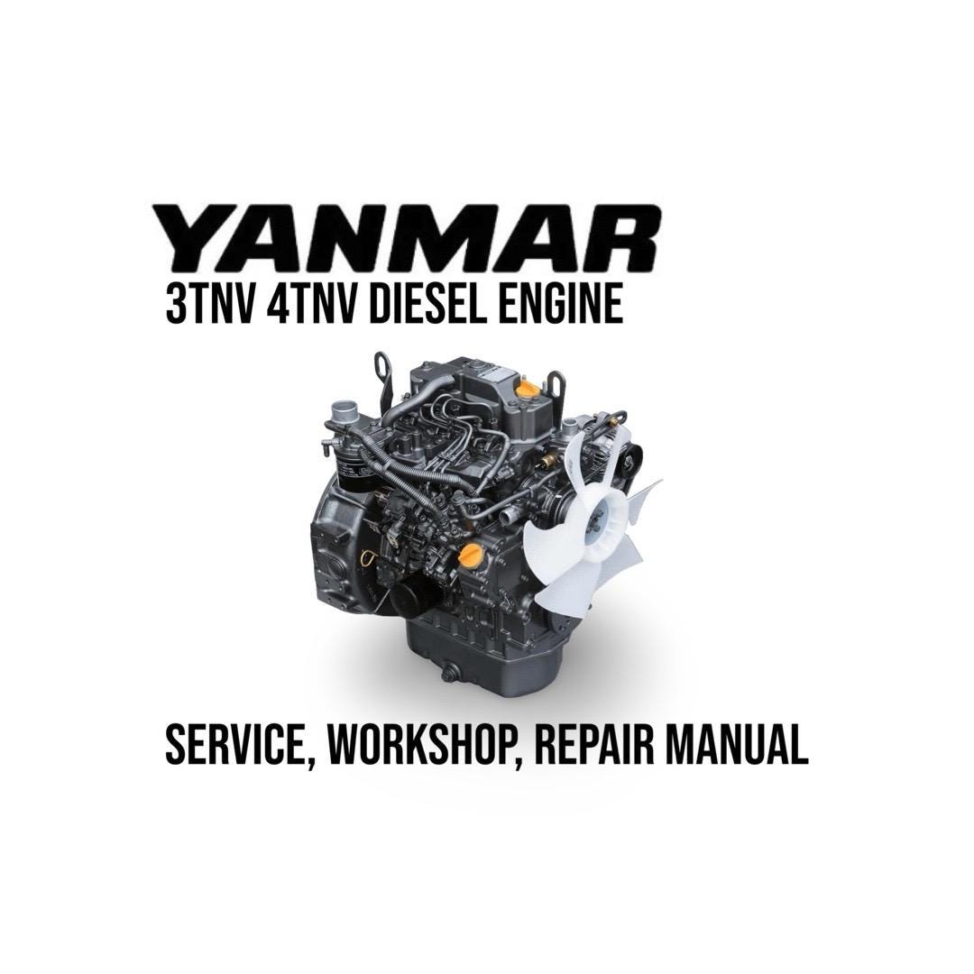 Yanmar 3TNV 4TNV Series Diesel Engine Service Repair Workshop Manual - Etsy