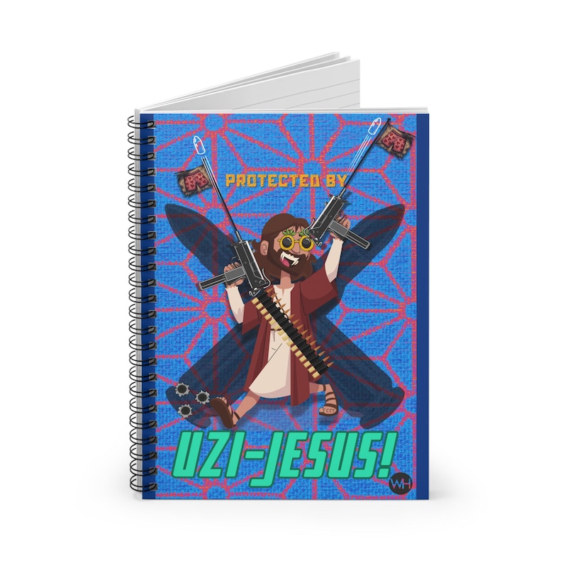 Uzi Jesus Spiral Notebook: Dungeon Crawler Carl Series Journal - Etsy