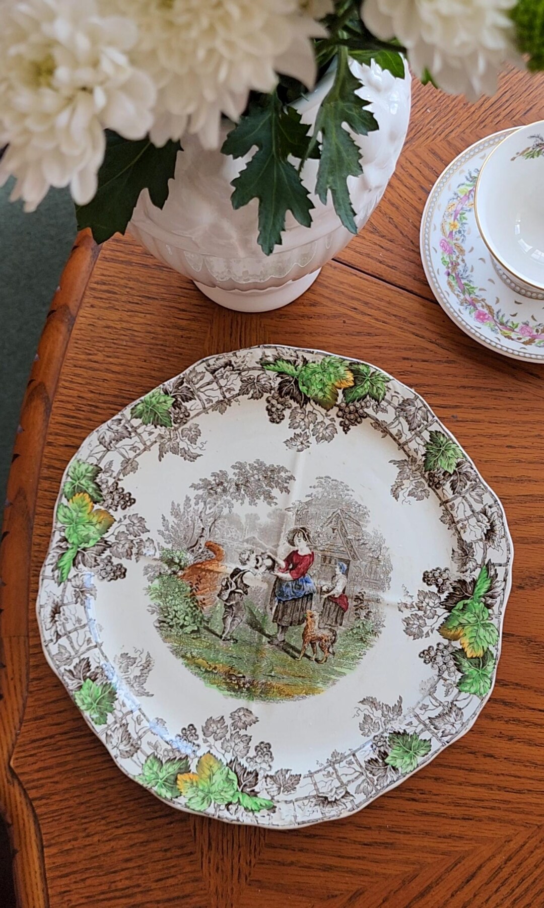 1930's Spode Byron Series No.2 Collectable Sandwich Plate by Copeland ...