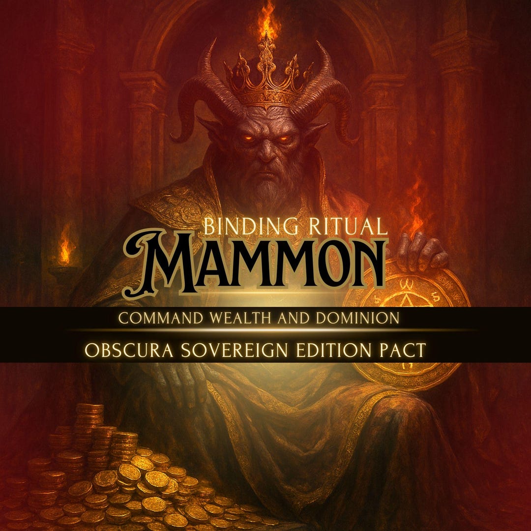Mammon Pact Binding - Official Order of Obscura Sovereign Edition ...