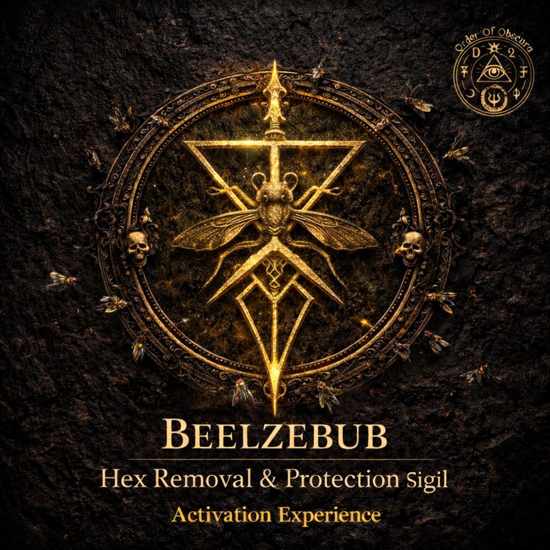 Beelzebub Sigil - Curse & Hex Removal Ritual Activation, Black Magic ...