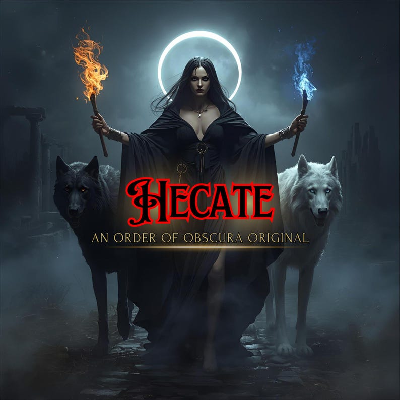 Hecate Dark Goddess Alignment for Authority & Shadow Work, Includes ...