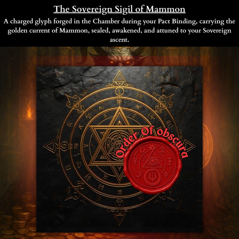 Mammon Pact Binding - Official Order of Obscura Sovereign Edition ...