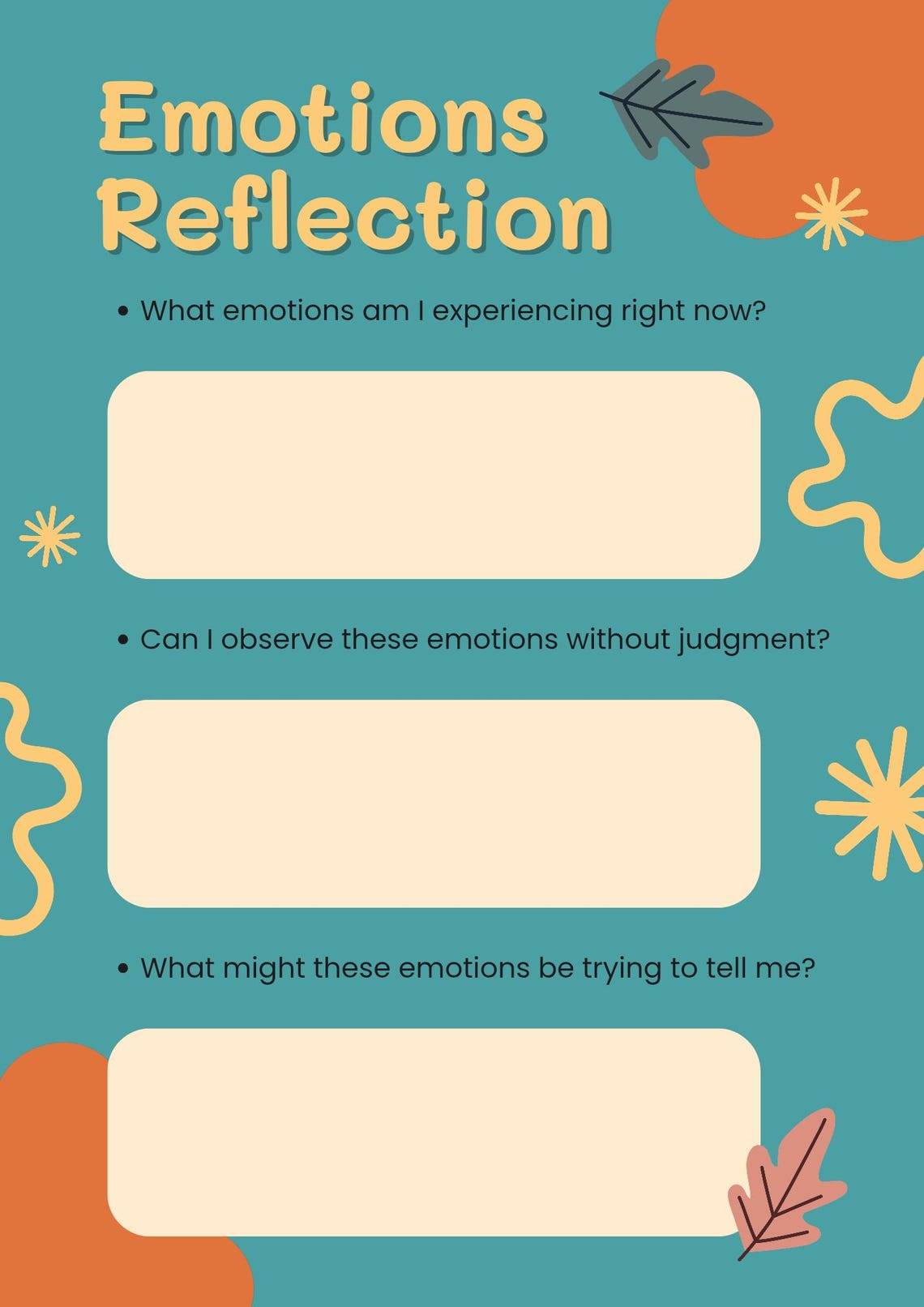 Mindfulness Journal | Printable PDF | Daily Self-care & Gratitude ...