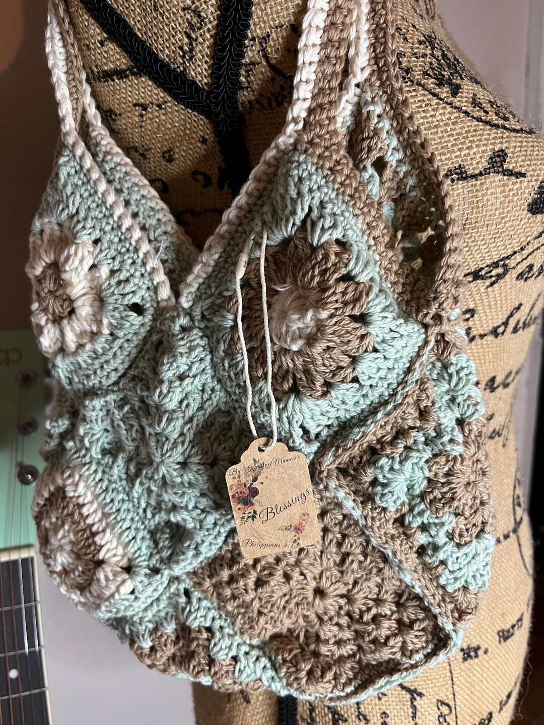 Lined Vintage Yarn, Tote Bag, Handbag Fashionable!!! - Etsy
