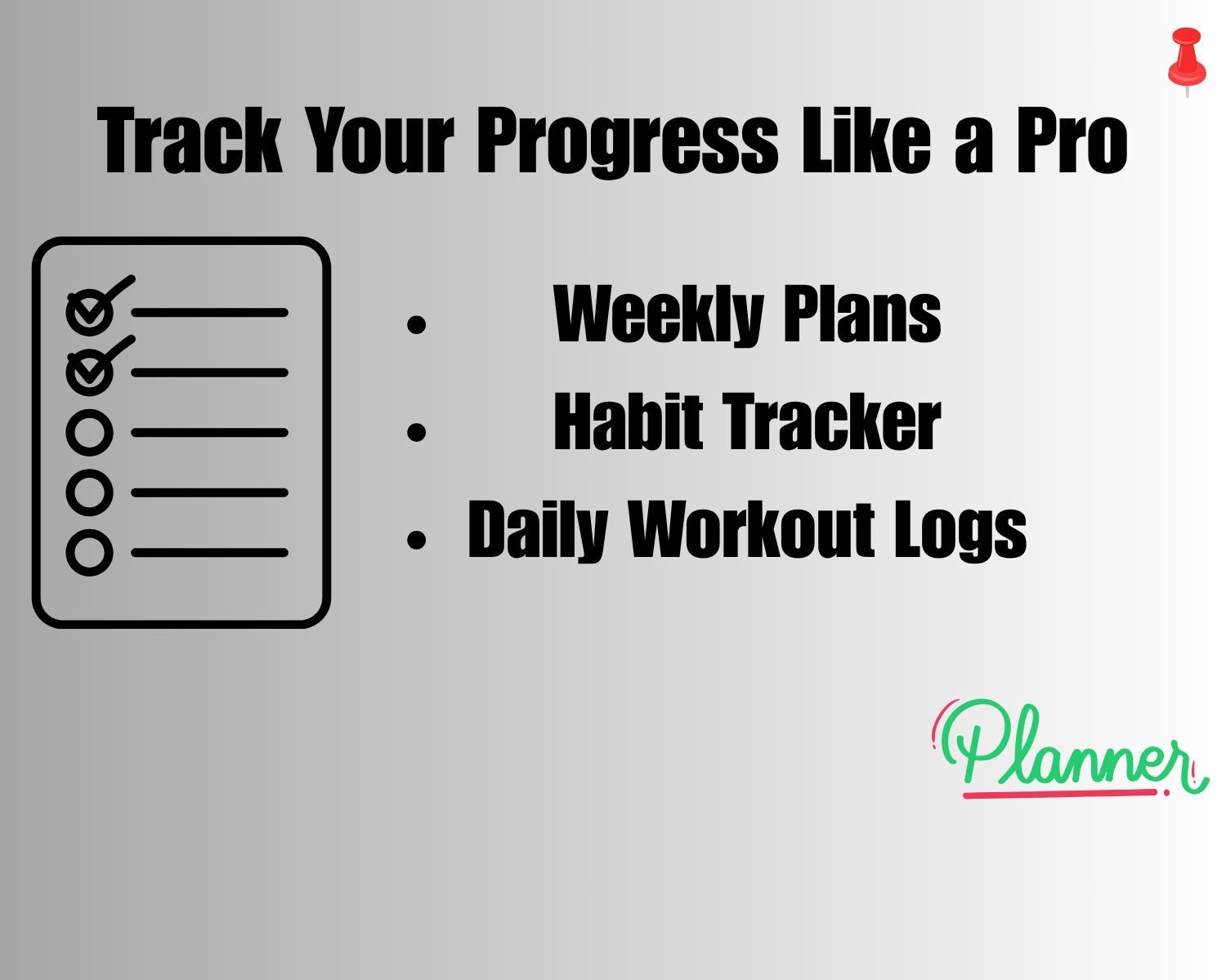 Fitness & Nutrition Planner Bundle: Marathon Training, Meal Prep ...