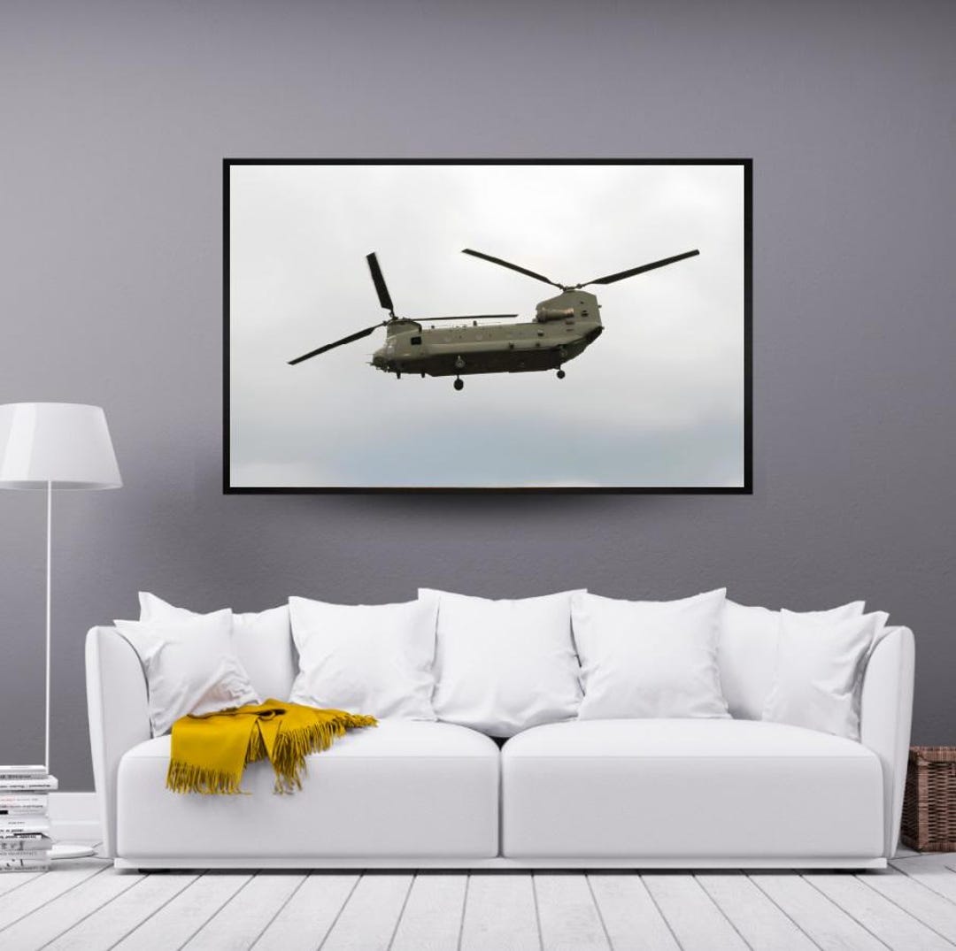 Large Poster - Chinook Helicopter MILITARY AVIATION - Etsy