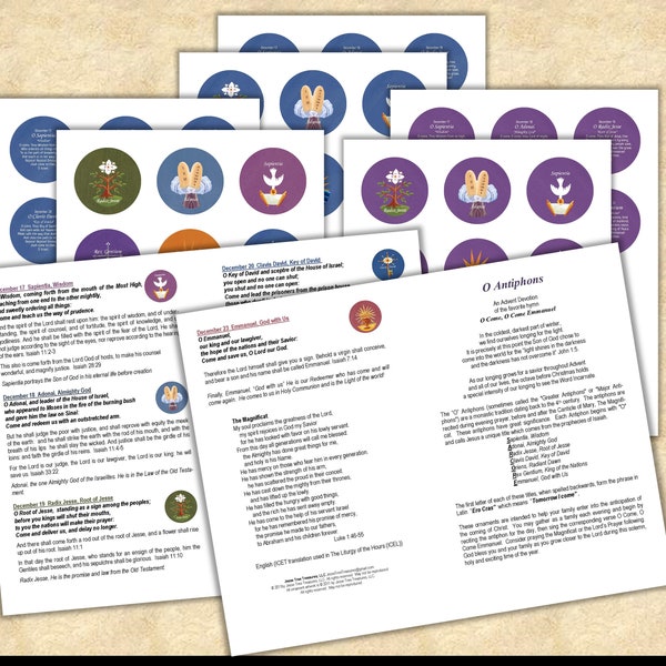 O Antiphons Printable - Etsy