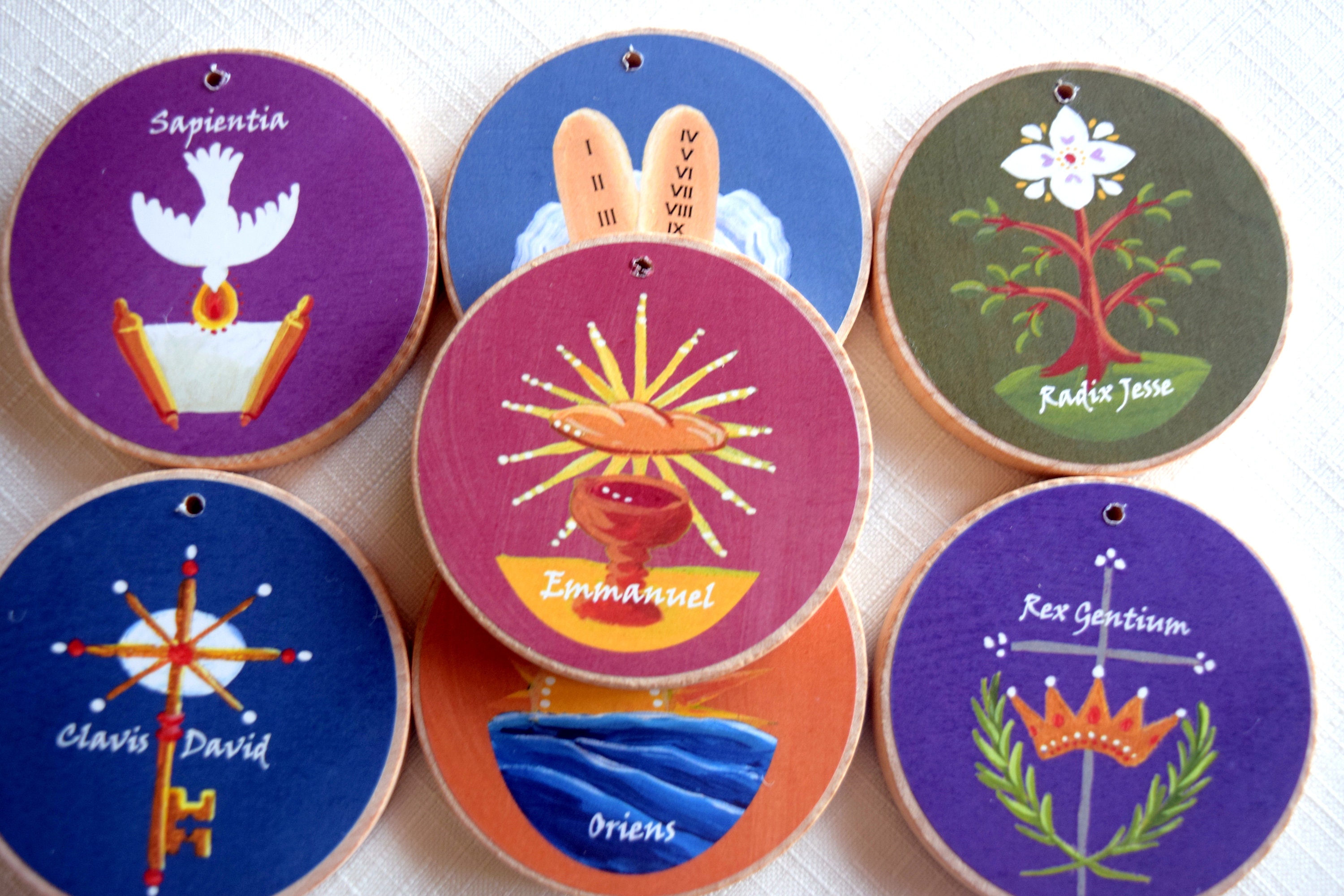 Advent O Antiphons Rustic | Etsy