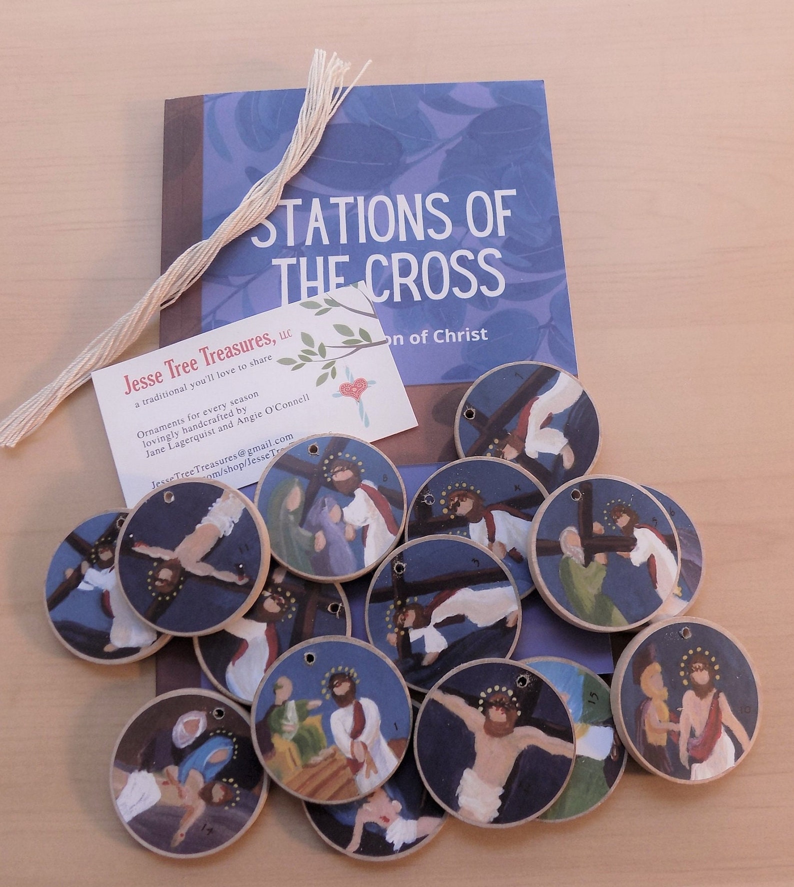 Lent Stations of the Cross Ornaments and Bonus 15th Station - Etsy