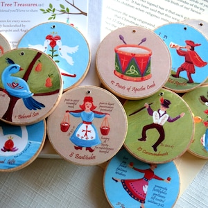 12 Days of Christmas Ornaments for Advent and Christmas - READY TO SHIP ...