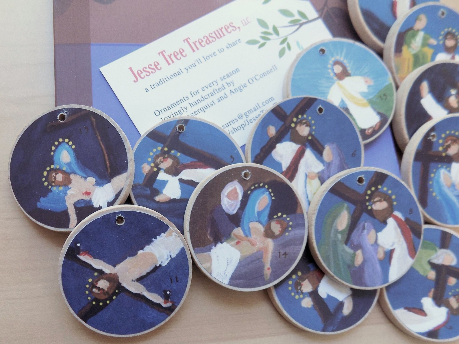 Lent Stations of the Cross Ornaments and Bonus 15th Station - Etsy