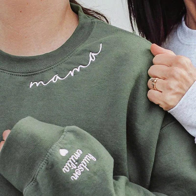 Embroidered Mama Jumpers - Etsy
