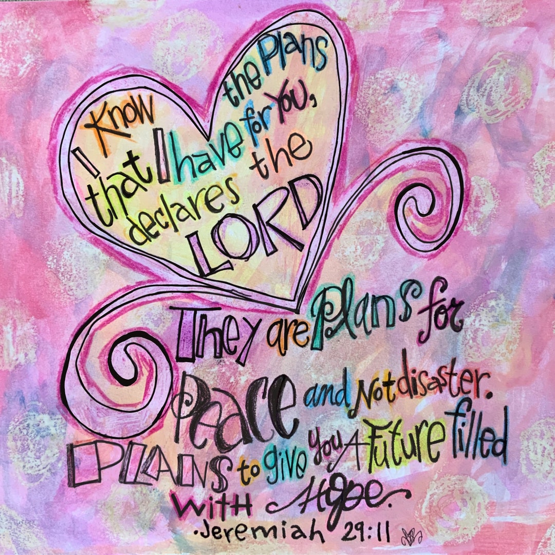 Jeremiah 29:11 Vinyl Sticker - Etsy