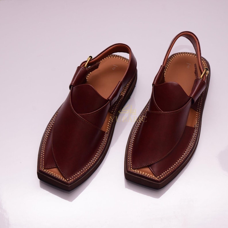 Handmade Peshawari Chappal for Men, Traditional Footwear, Ethnic ...