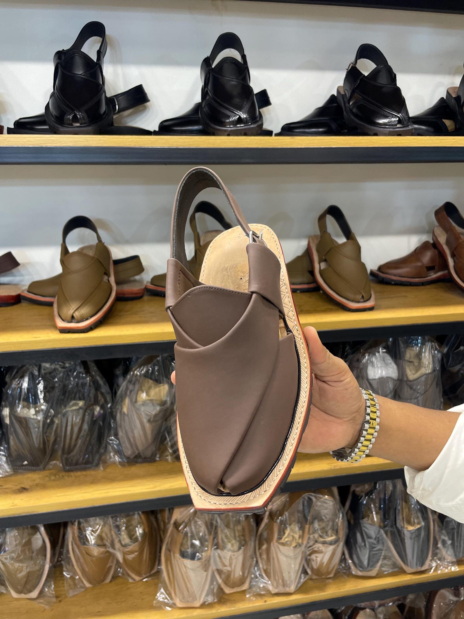 Cultural Handmade Peshawari Chappal, Men's Traditional Sandals, Gift ...