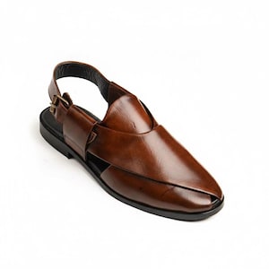 Cultural Handmade Peshawari Chappal, Men's Traditional Sandals, Gift ...