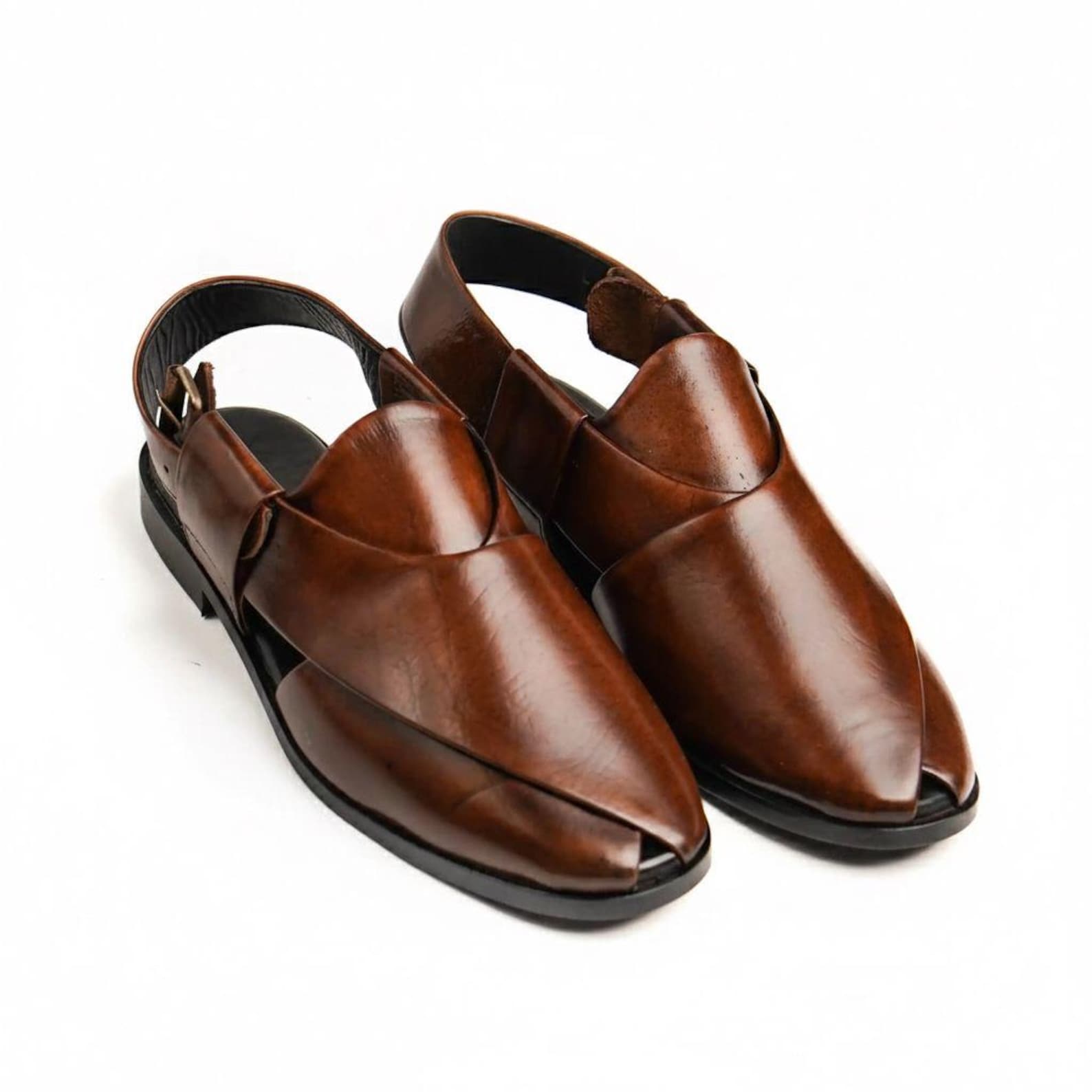 Cultural Handmade Peshawari Chappal, Men's Traditional Sandals, Gift ...