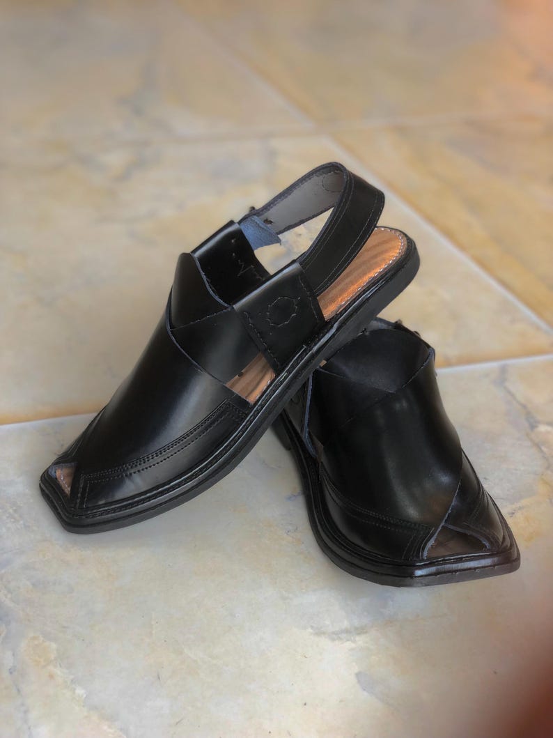 Handmade Leather Peshawari Chappal - Traditional Men's Sandals - Etsy