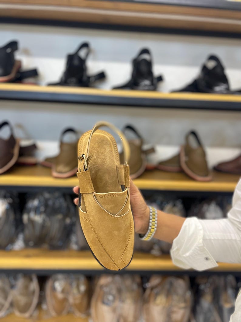 Cultural Handmade Peshawari Chappal, Men's Traditional Sandals, Gift ...